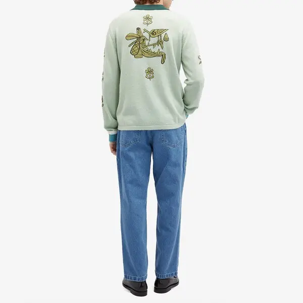 BRAIN DEAD Lex Half Zip Sweatshirt