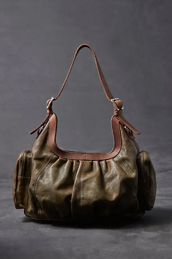 Free People We The Free Hattie Hardware Shoulder Bag - Olive