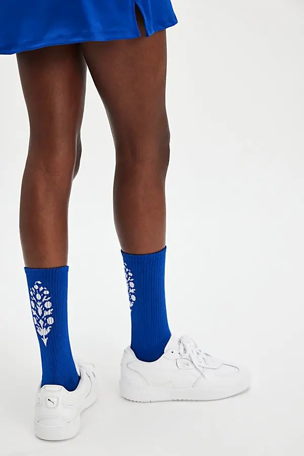 LUCKY HONEY Last Lap Tube Socks - Athlete Blue
