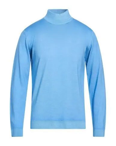 DANIELE FIESOLI Turtleneck Azure Size Merino Wool - Blue