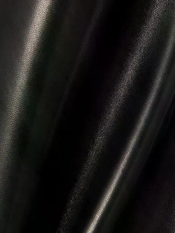 Bottega Veneta Paneled Straight-leg Leather Trousers