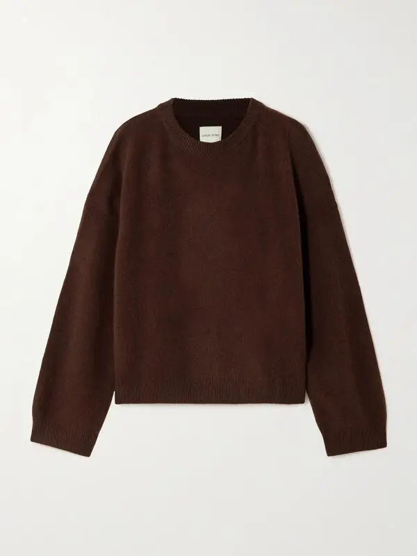 Loulou De Saison Oversized Embroidered Sweater