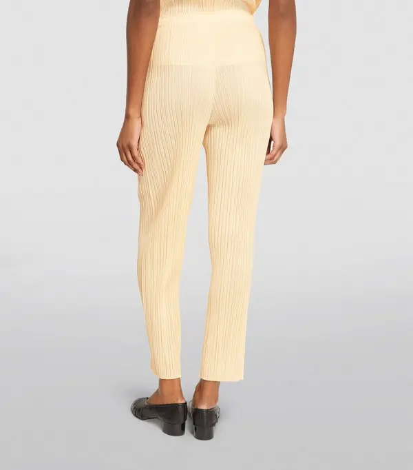 Issey Miyake Pleated Straight Trousers