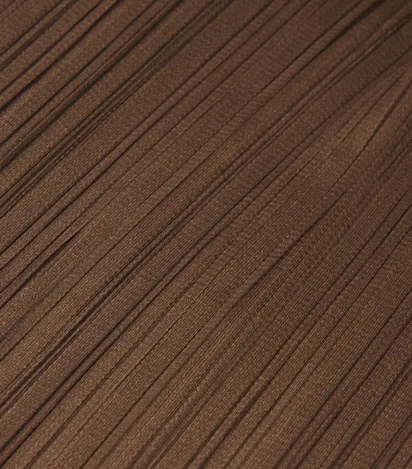 Issey Miyake Long-sleeve Pleated Top - Brown