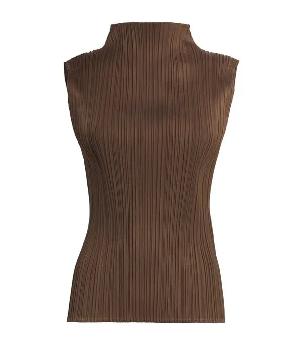 Issey Miyake Basics Tank Top - Brown