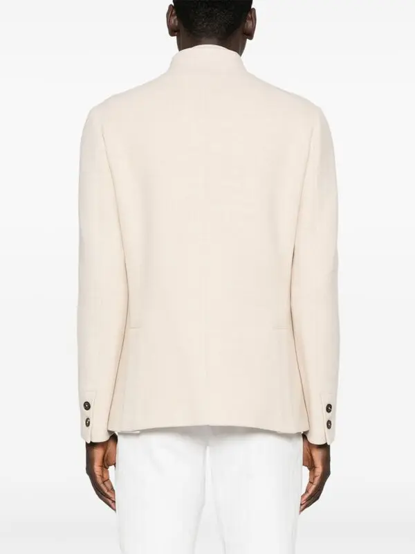 Eleventy Flannel Jacket - Neutrals