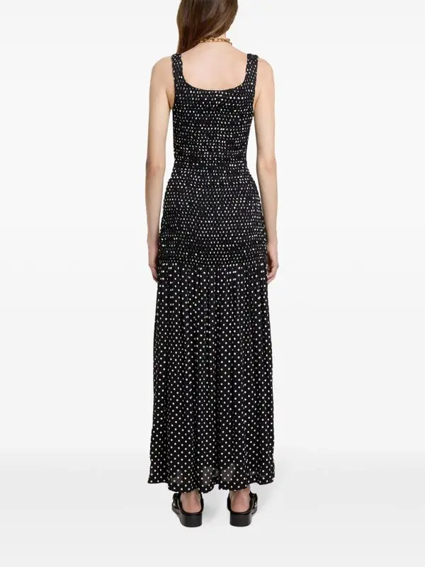 Rabanne Polka-dot Crepe Dress