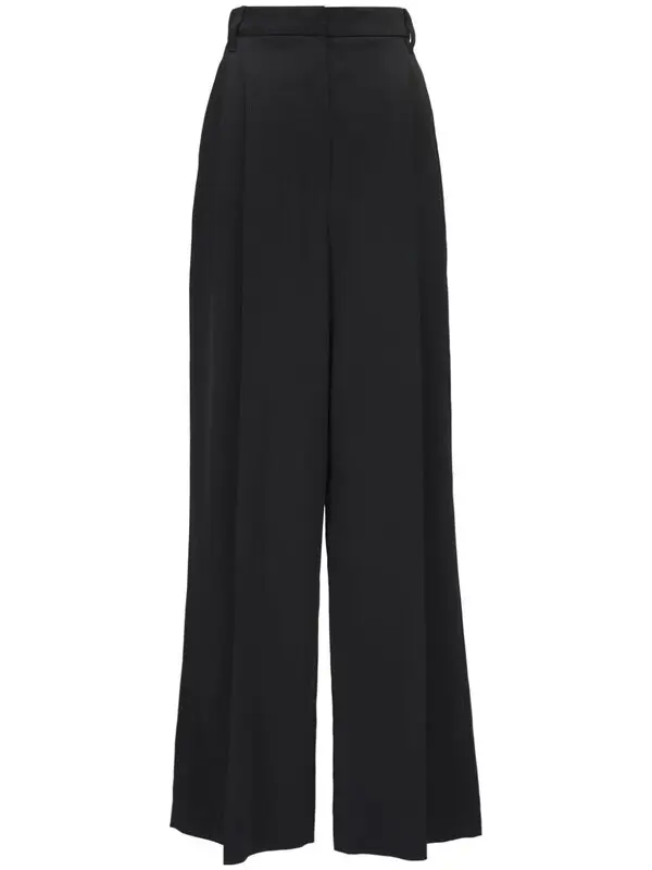 Brunello Cucinelli Wide-leg Trousers - Black