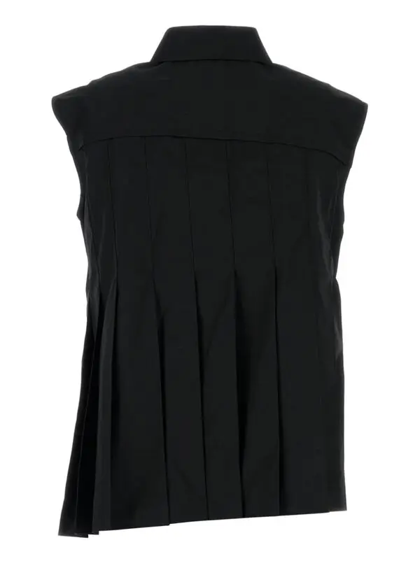 Sacai Pleated Asymmetric Shirt