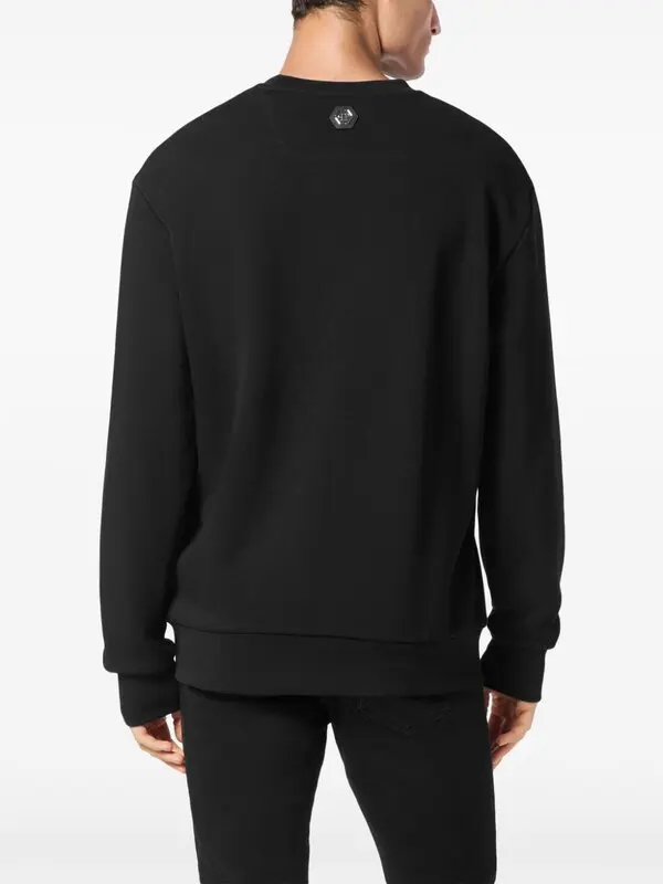 Philipp Plein Rhinestone-embellished Skull Sweatshirt