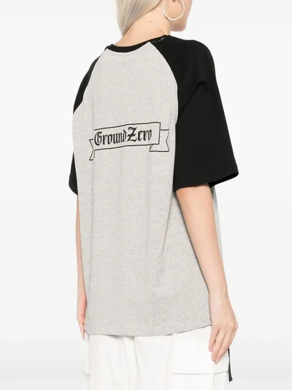 GROUND ZERO Logo-print T-shirt