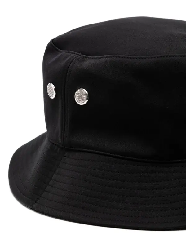 MASTERMIND WORLD Logo Print Bucket Hat - Black