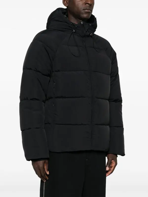 DAILY PAPER Logo-print Padded Jacket - Black