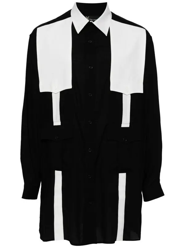 Yohji Yamamoto Multi-pocket Shirt - Black