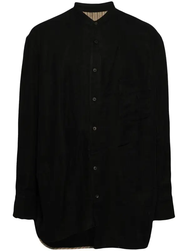 ZIGGY CHEN Asymmetric Pleated Shirt