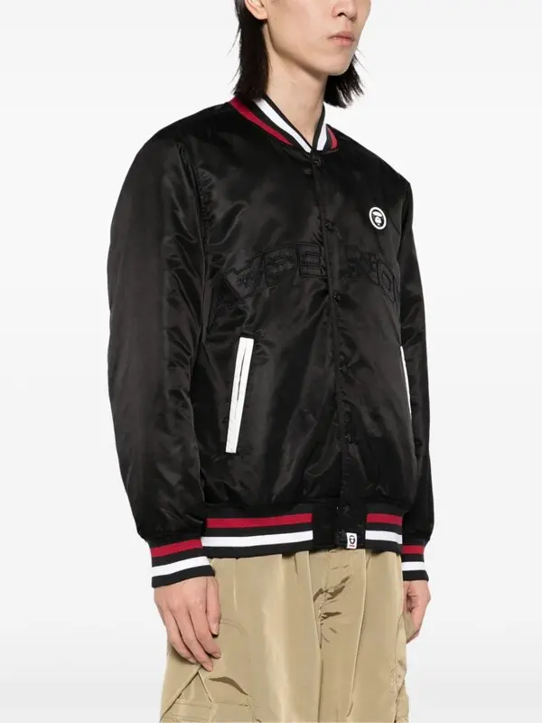 AAPE BY *A BATHING APE® Logo-patch Bomber Jacket