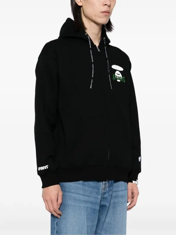AAPE BY *A BATHING APE® Logo-print Hooded Jacket