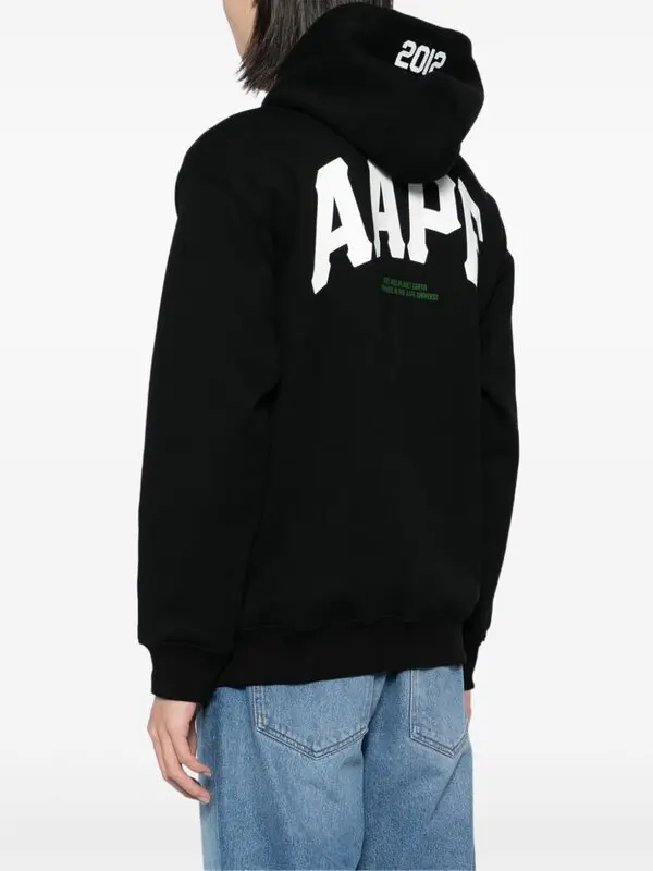 AAPE BY *A BATHING APE® Logo-print Hooded Jacket