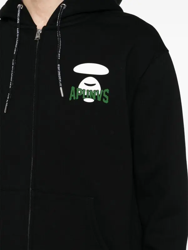 AAPE BY *A BATHING APE® Logo-print Hooded Jacket