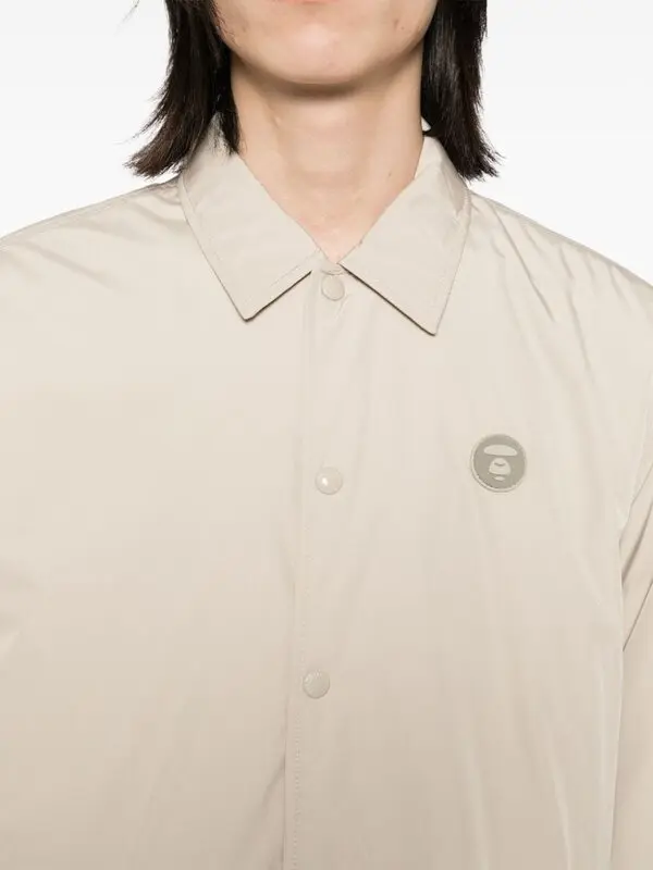AAPE BY *A BATHING APE® Logo-patch Shirt Jacket