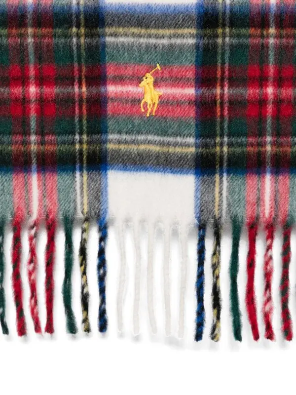 Polo Ralph Lauren Plaid Scarf - Red