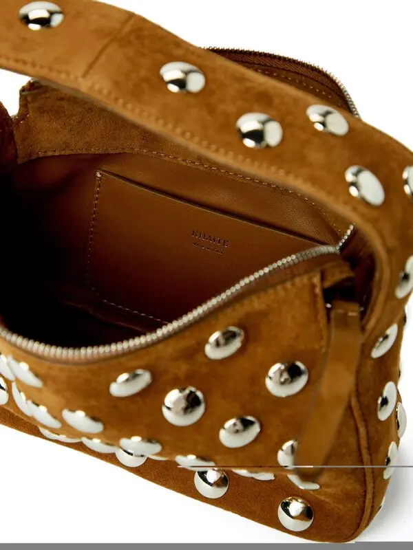 Khaite Small Elena Studded Bag - Brown
