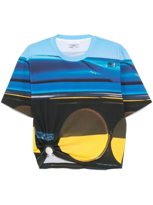 Rabanne Graphic Print T-shirt