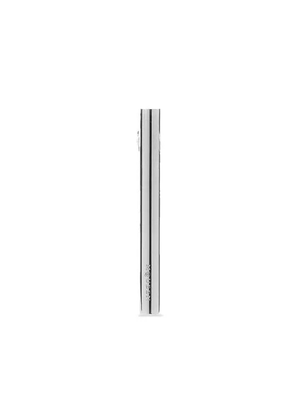 Alexander McQueen Cross-bar Drop Earrings - Silver