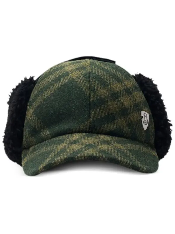 Burberry shearling baseball cap unisex BURBERRY Monogram Motif Shearling Baseball Cap | endource main image 2