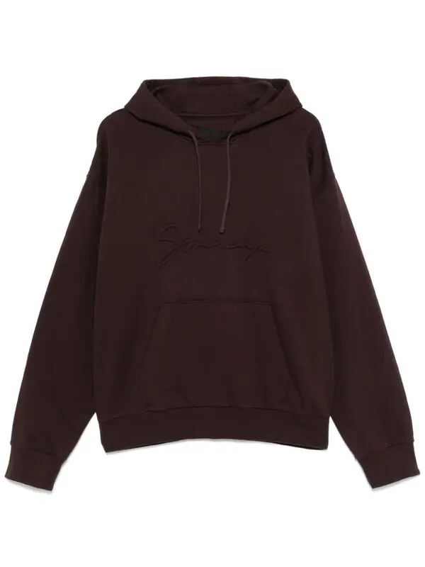 Givenchy Logo-embossed Hoodie - Purple