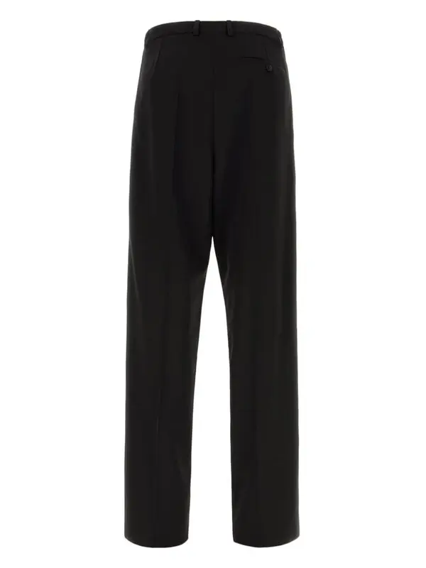 Balenciaga Pressed Crease Tuxedo Trousers