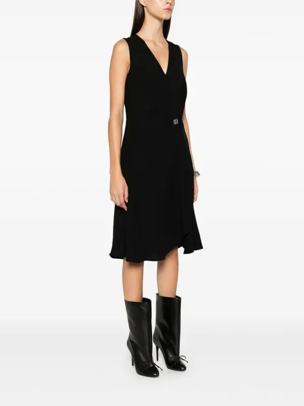 Givenchy 4g-motif Crepe Midi Dress