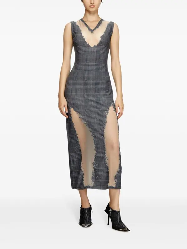 DIESEL® D-myliane Checked Dress