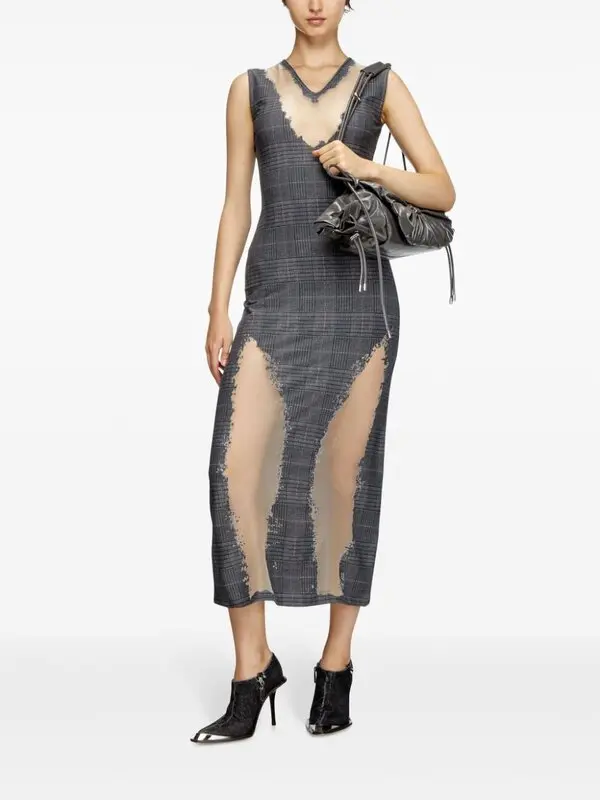 DIESEL® D-myliane Checked Dress