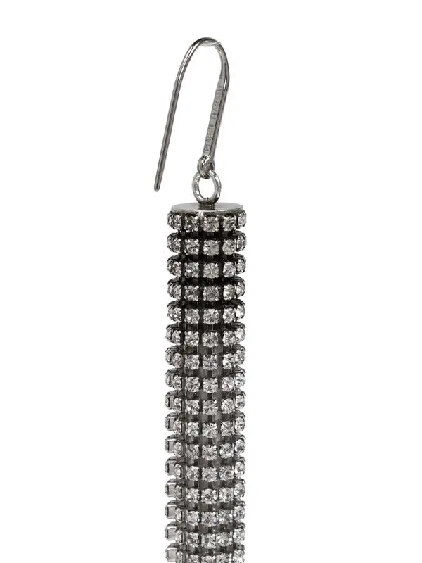 Isabel Marant Crystal-embellished Drop Earrings - Silver