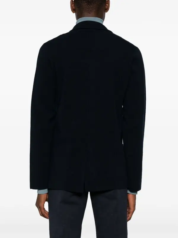 ROBERTO COLLINA Knitted Blazer - Blue