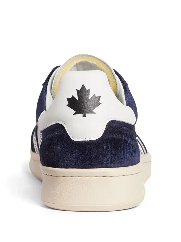Dsquared2 Boxer Velvet Low-top Sneakers - Blue