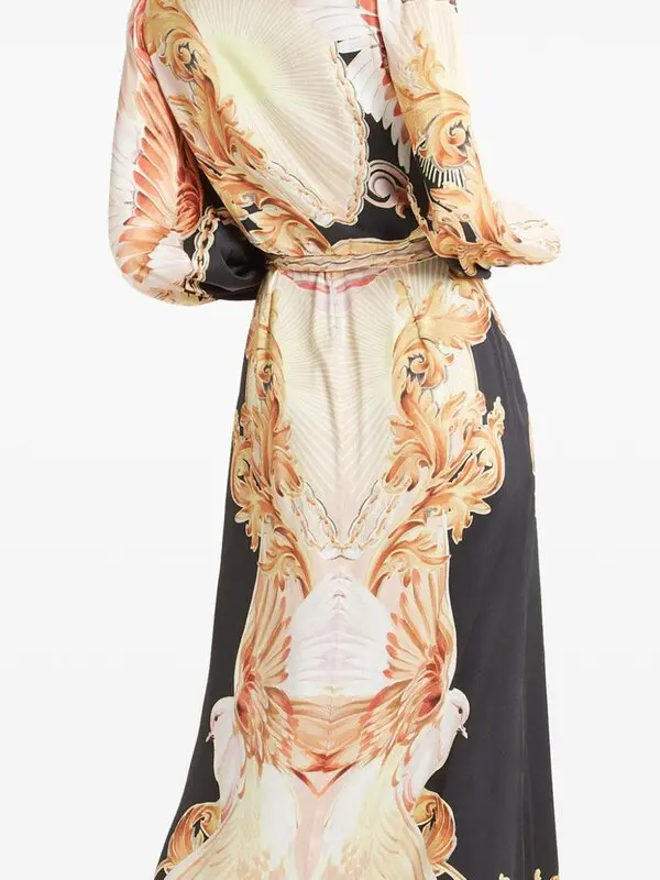 TEMPERLEY LONDON Graphic-print Maxi Wrap Dress
