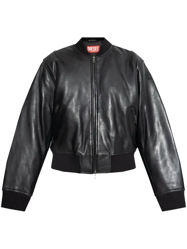 DIESEL L-ilan Leather Jacket