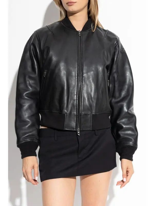 DIESEL L-ilan Leather Jacket