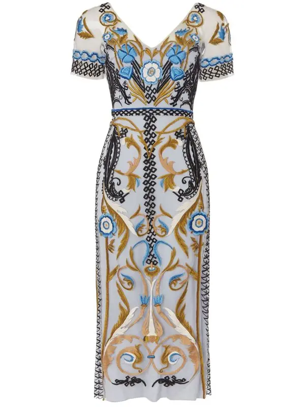 TEMPERLEY LONDON Alessia Midi Dress