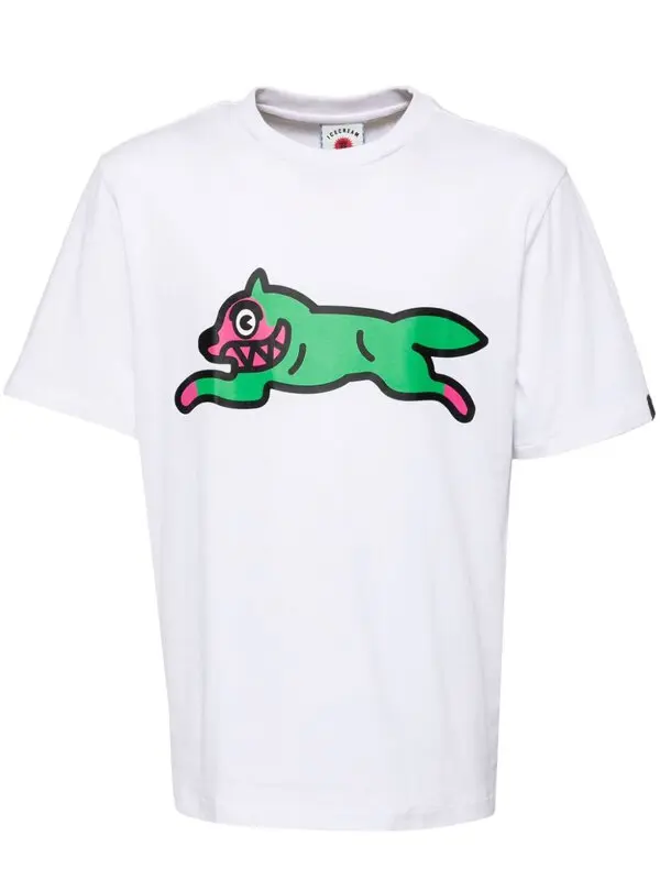ICECREAM Graphic-print Cotton T-shirt - White