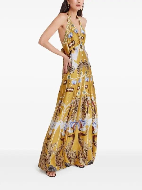 TEMPERLEY LONDON Graphic-print Maxi Dress