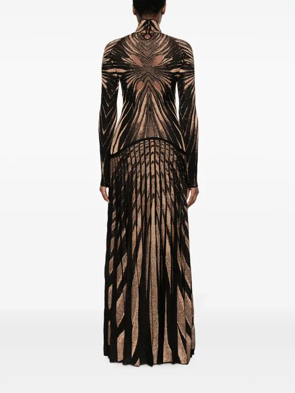 Roberto Cavalli Cut-out Detail Long Dress