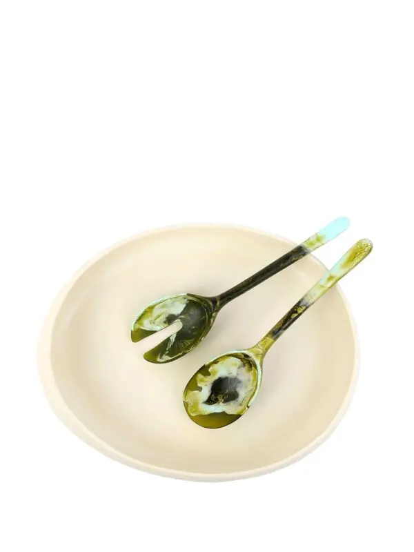 Dinosaur Designs Long Stone Servers - Green