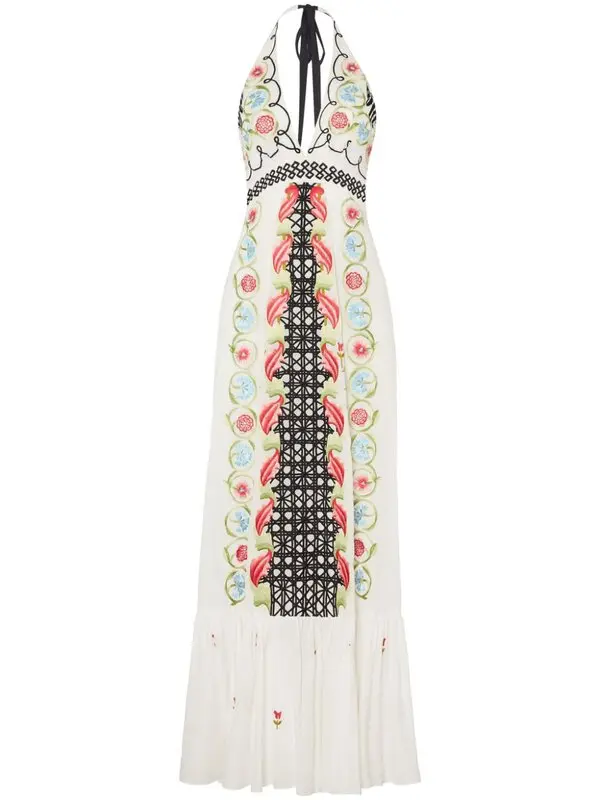 TEMPERLEY LONDON Florentine Maxi Dress - White