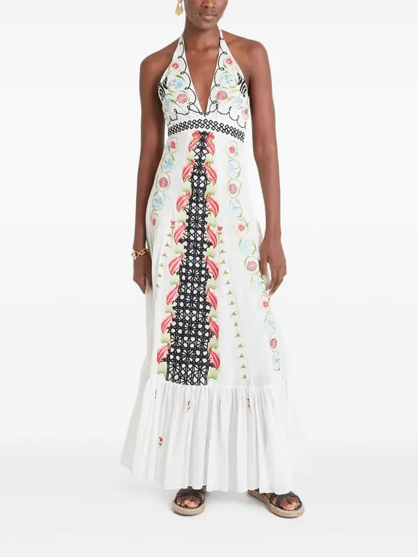 TEMPERLEY LONDON Florentine Maxi Dress - White