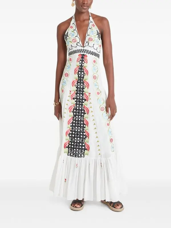 TEMPERLEY LONDON Florentine Maxi Dress - White