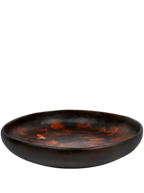 Dinosaur Designs Large Resin Earth Bowl - Brown