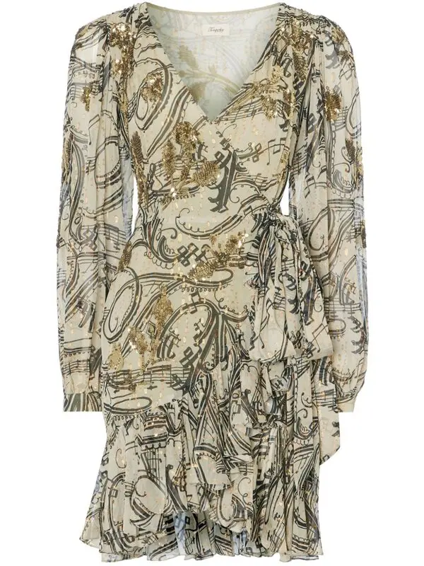 Temperley London Silvana Mini Dress - Green - 50% Off | Editorialist